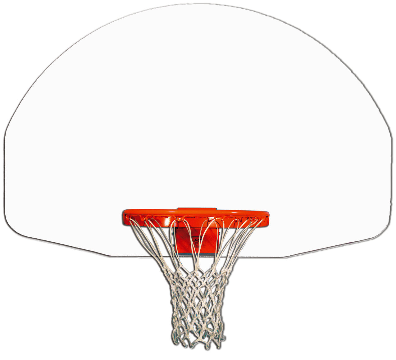 Durable Fan-Shape Unmarked Steel Basketball Backboard – Game Court Supplies